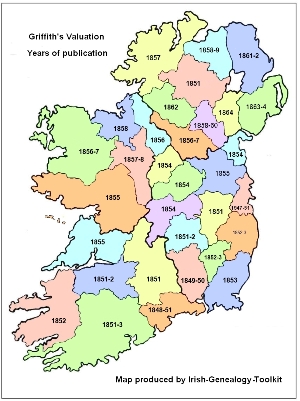 Griffith's Valuation - Revision Books, Cancelled Books and Current Land ...